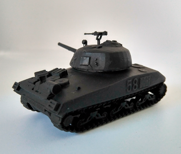 🪖 M4 Sherman Tank, Replica with rotating turret・ STL File for 3D ...