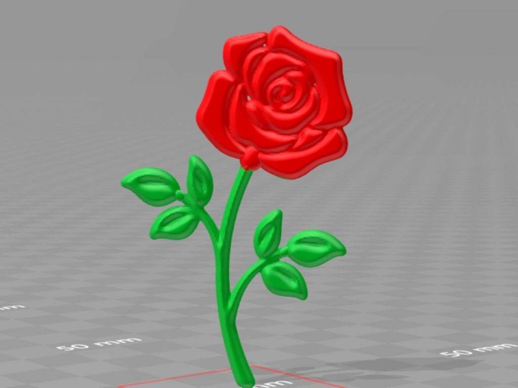 Free STL file rose V2 more stable version - no supports 🌹 (3MF)・Model ...