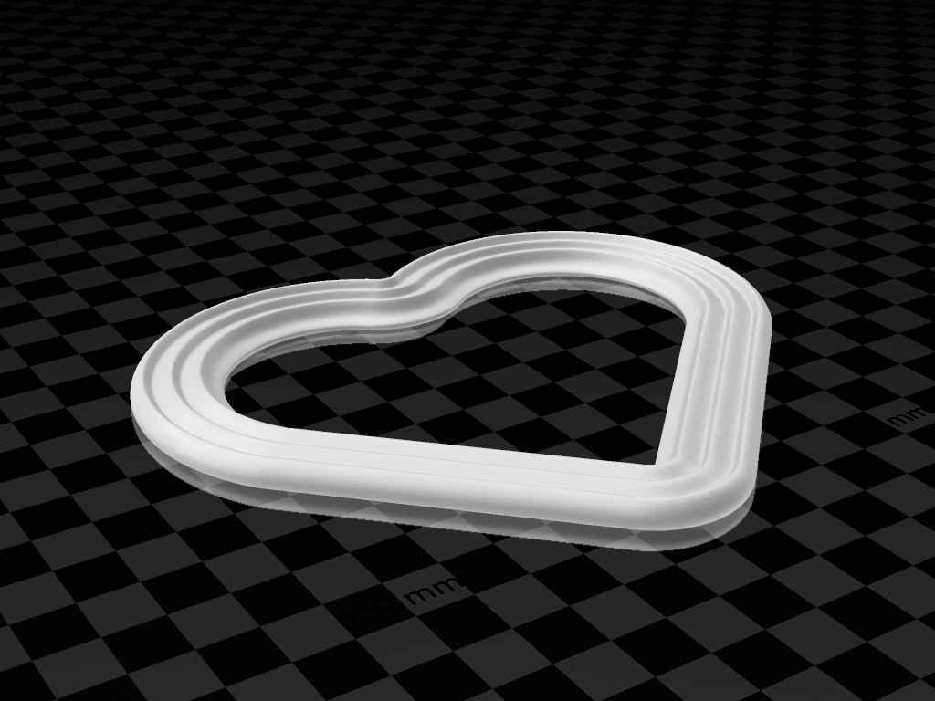 STL file heart shaped frames 💜・3D printer model to download・Cults