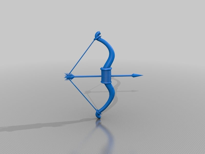 🏹 antique bow / deko・Free STL File for ・Cults