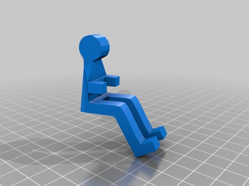 Free STL file wheelchair 🦽 ・Object to download and to 3D print・Cults