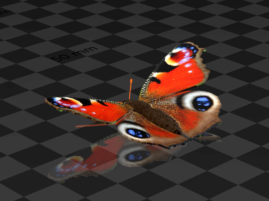 Fichier STL papillon paon 👽 (3MF)・Objet pour imprimante 3D à ...