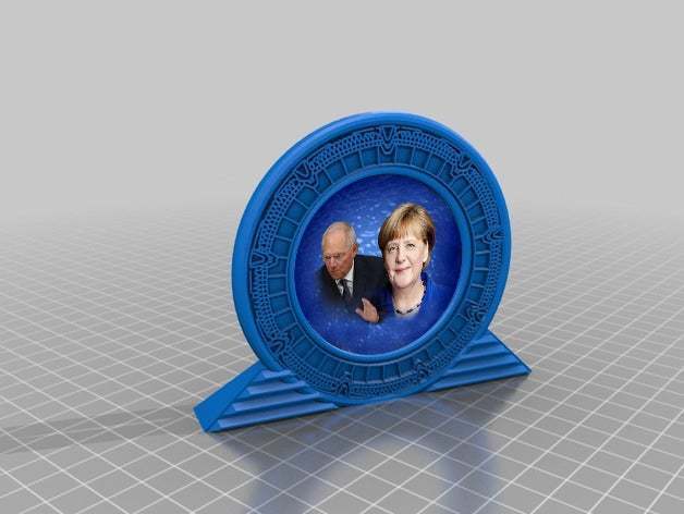 Free STL file stargate picture-frame 🏠 ・3D printer model to download・Cults