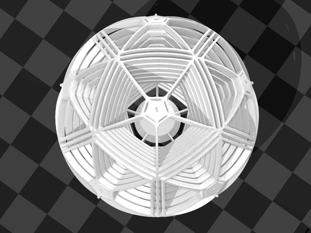 🏠 ball in ball in ball ... with socket / stand・ STL File for ・Cults