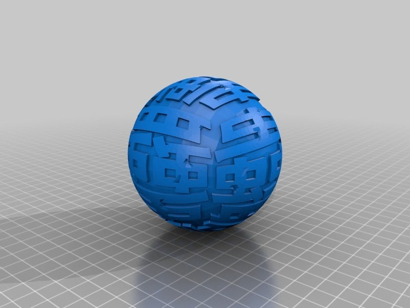 Free STL file ball chin symbol 🎨 ・Model to download and 3D print・Cults
