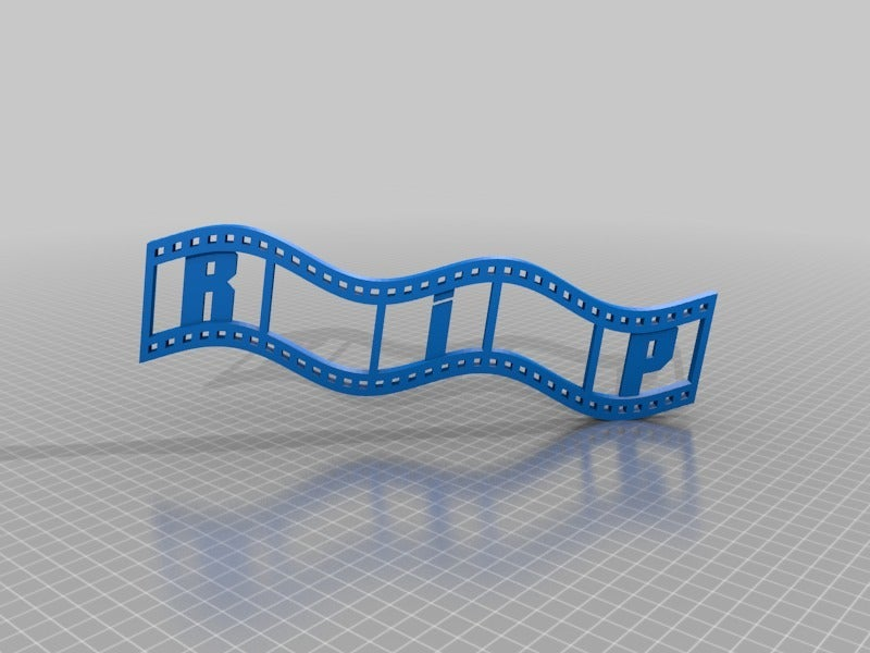 Free STL file movie strip 🎬 ・3D printing design to download・Cults