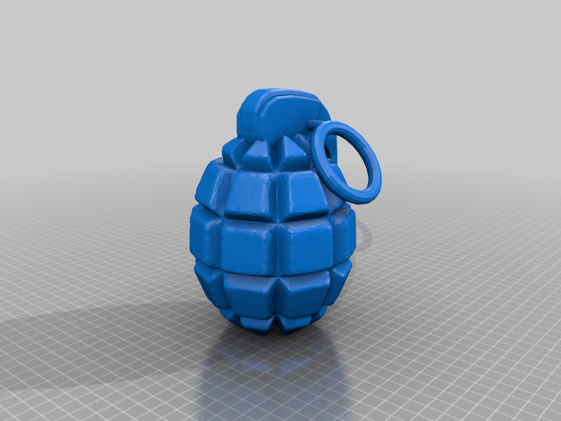 Free STL file handgrenade 🎲 ・3D printer design to download・Cults