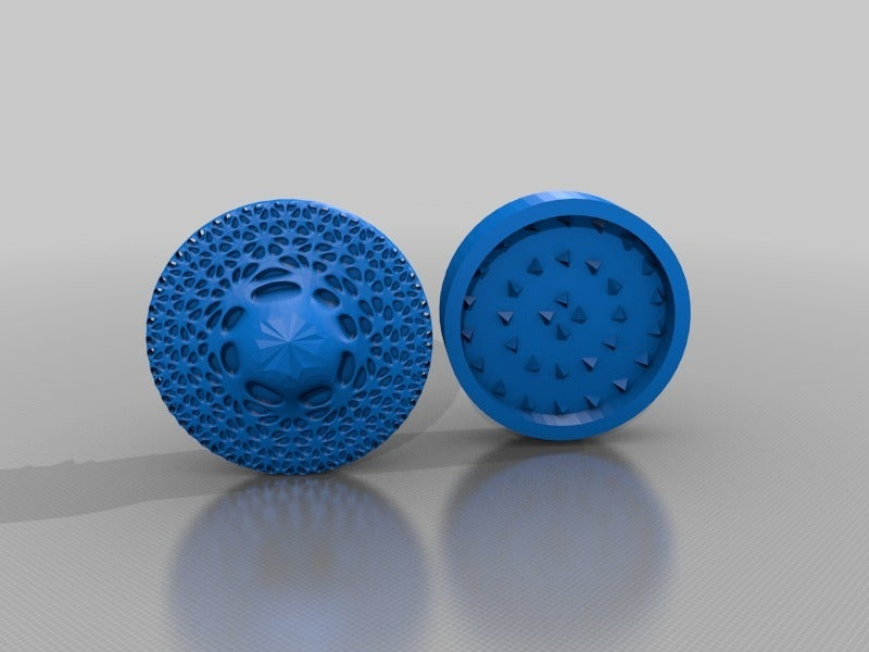 Free STL file organic style - grinder 🏠 ・3D print model to download・Cults