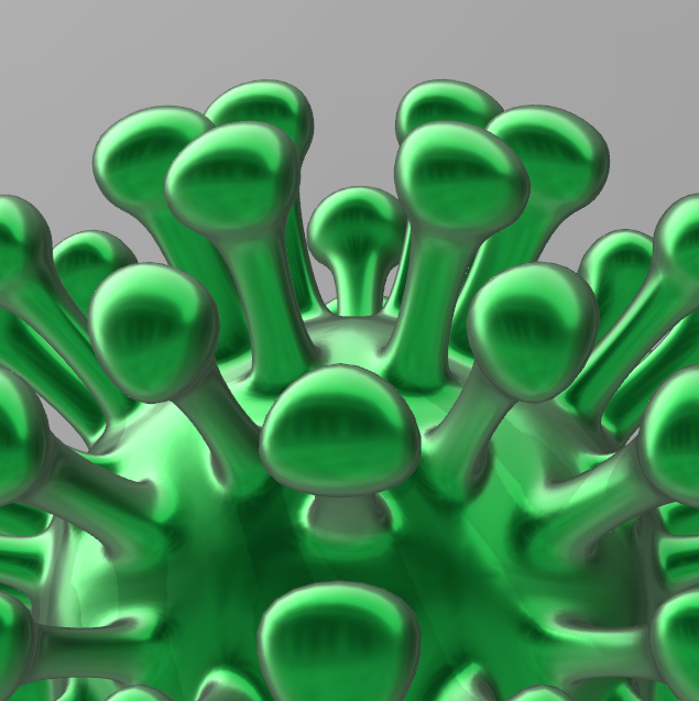 Free STL file virus ball 👽 ・Object to download and to 3D print・Cults