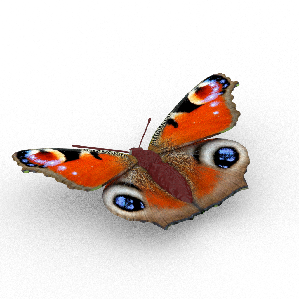 Fichier STL papillon paon 👽 (3MF)・Objet pour imprimante 3D à ...