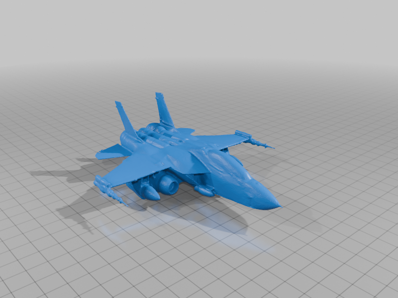 👽 fighter jet・Free 3D File for ・Cults