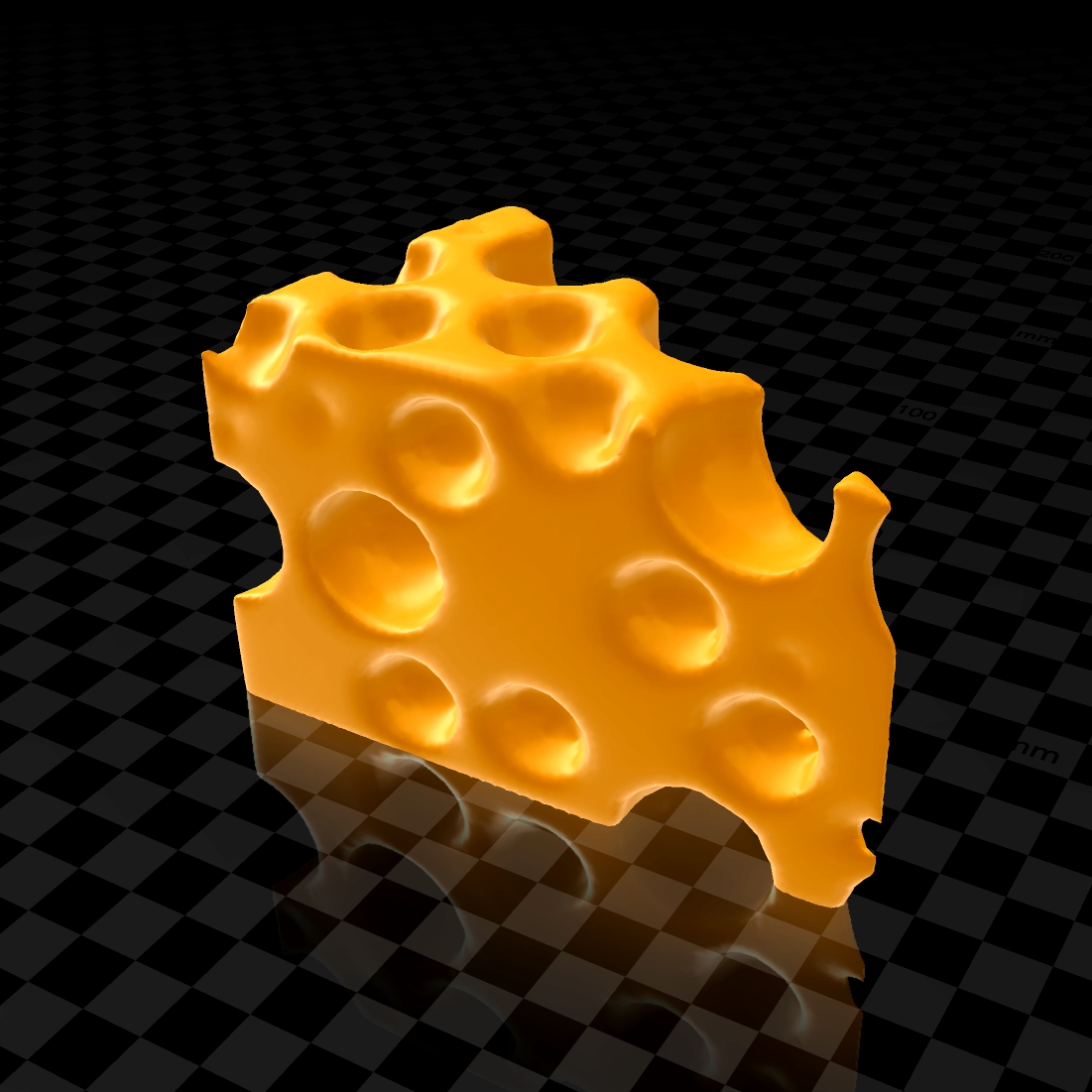 STL file cheese - solid 🧀 (3MF)・3D printing idea to download・Cults