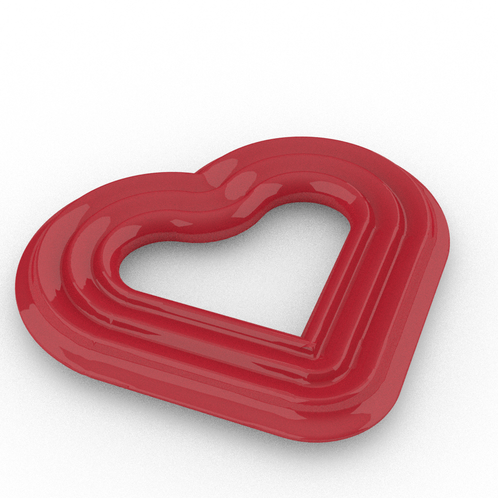 STL file heart shaped frames 💜・3D printer model to download・Cults