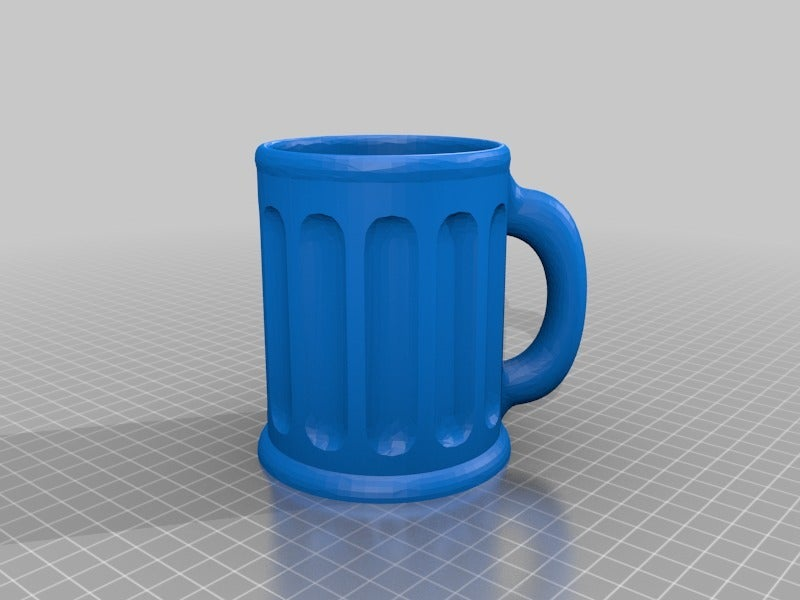 Free STL file beer glass with logo on bottom 🍺 ・3D printer model to ...