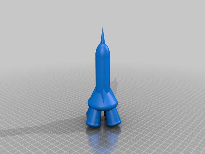 Free STL file rocket 🚀 (3MF)・3D printer design to download・Cults