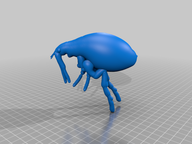 🎲 flea - floh spreader of pestillence・Free STL File for ・Cults
