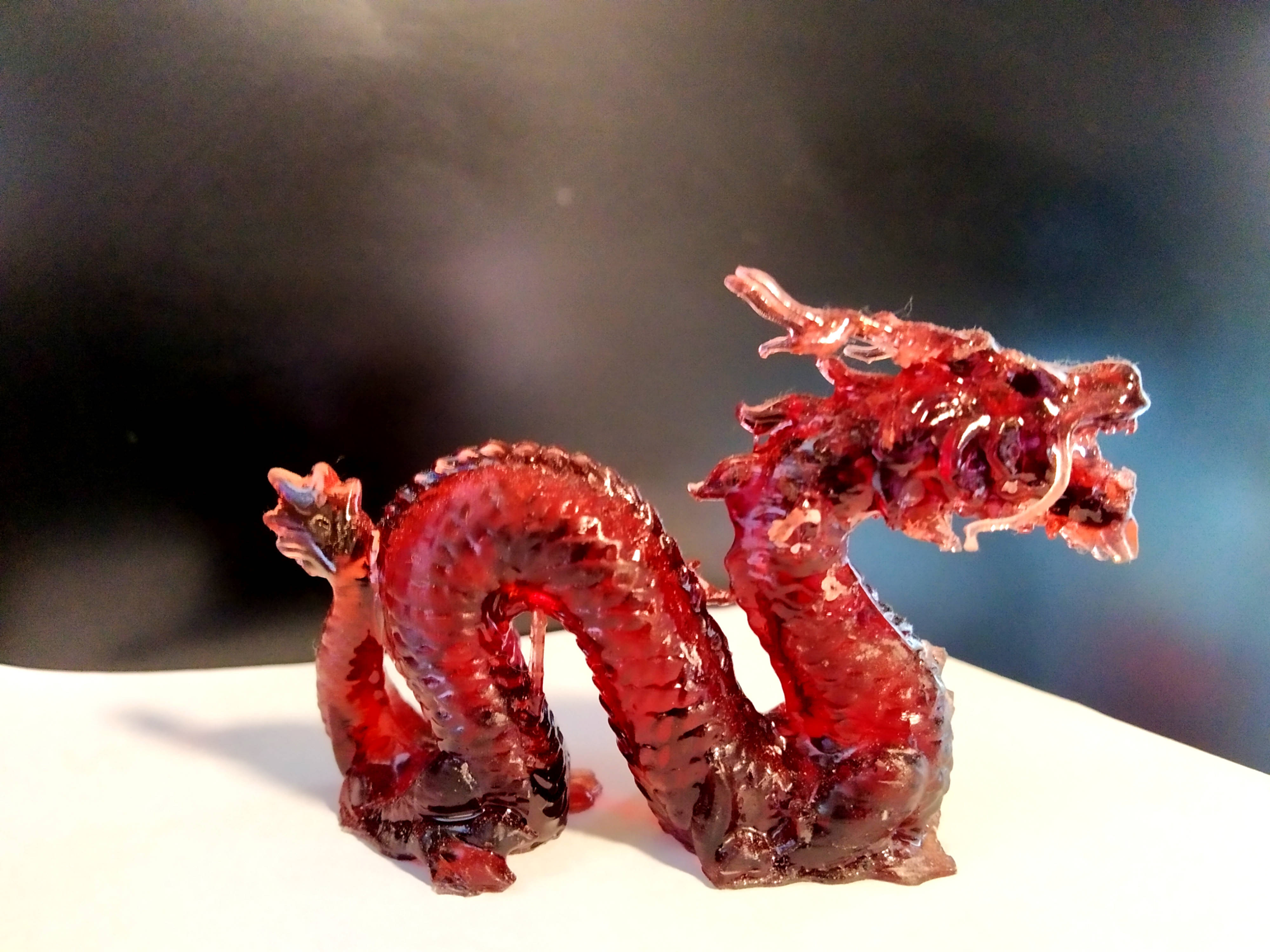 3D printable Chinese Dragon Miniature V2.0 • made with anycubic photon ...