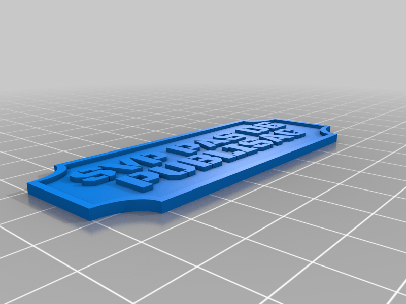 Free STL file Customized publisac sign 🏠 ・3D printer model to download ...