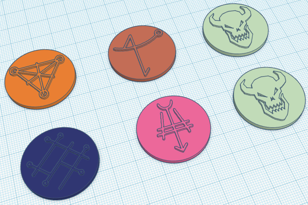 Free 3D file Verrotwood Cult Tracker + Tokens 🧸 ・Template to download ...