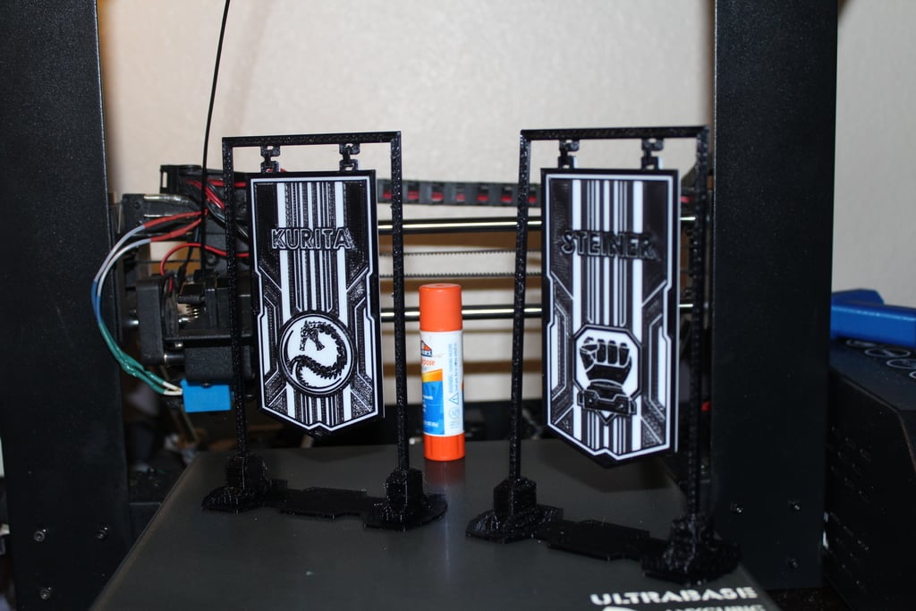 3D printed Battletech Banners・Cults