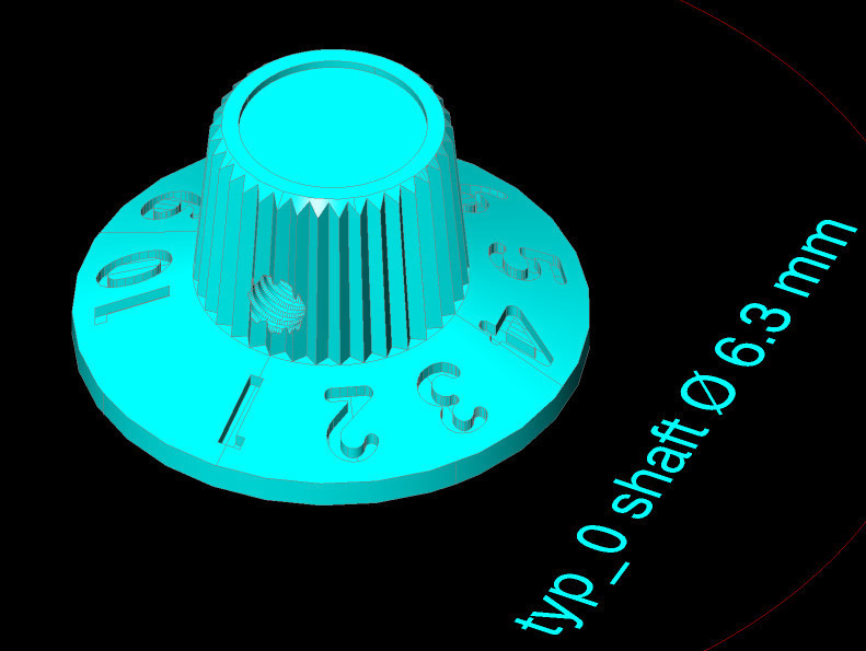 🎵 Amp knob Type 0b d=30mm・ STL File for 3D printing・Cults