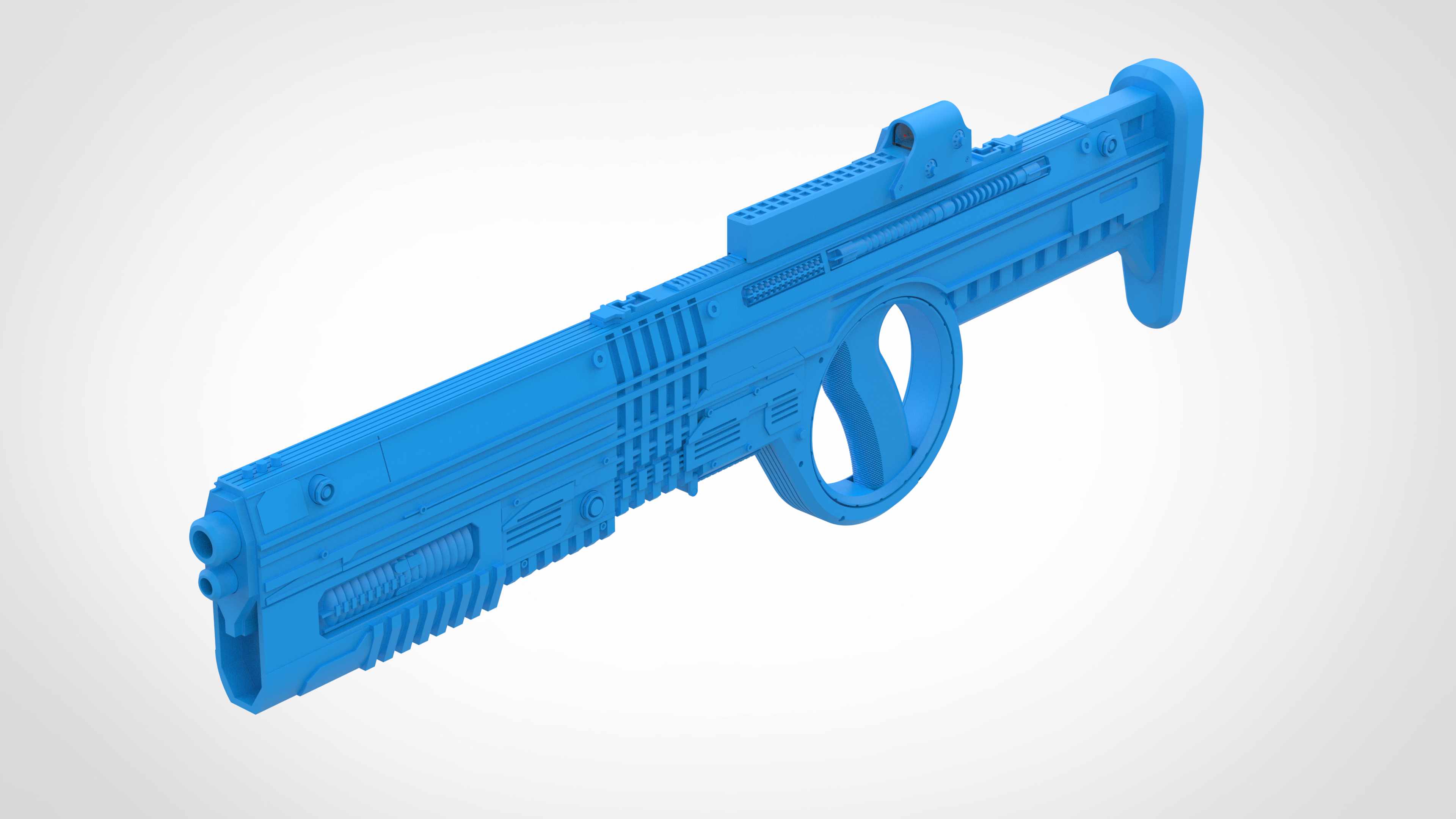 STL file Bloodsport rifle 1 to 10 scale from the movie Suicide Squad ...