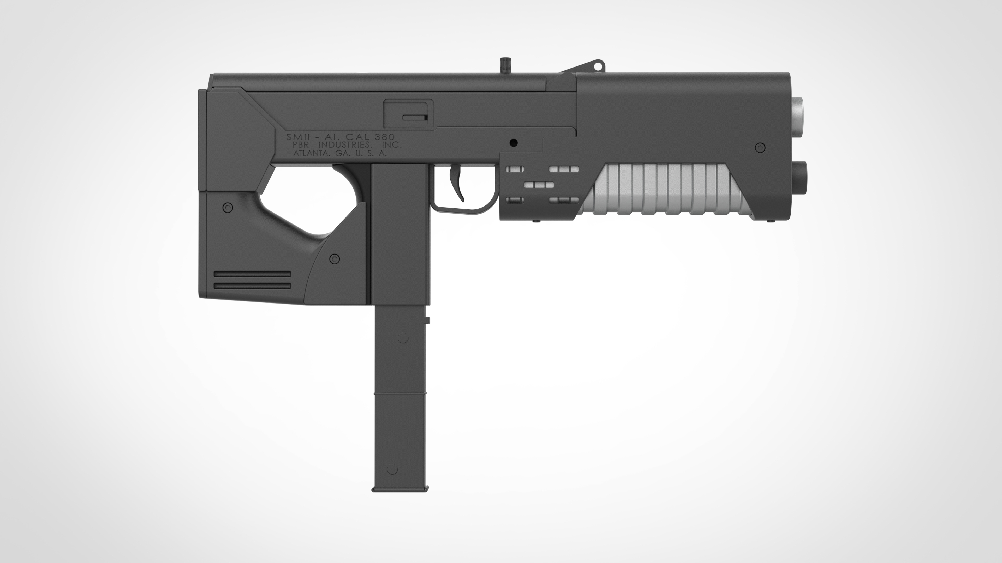 STL file Modified Cobray M11- 9s from the movie Spawn 1997 3D print ...