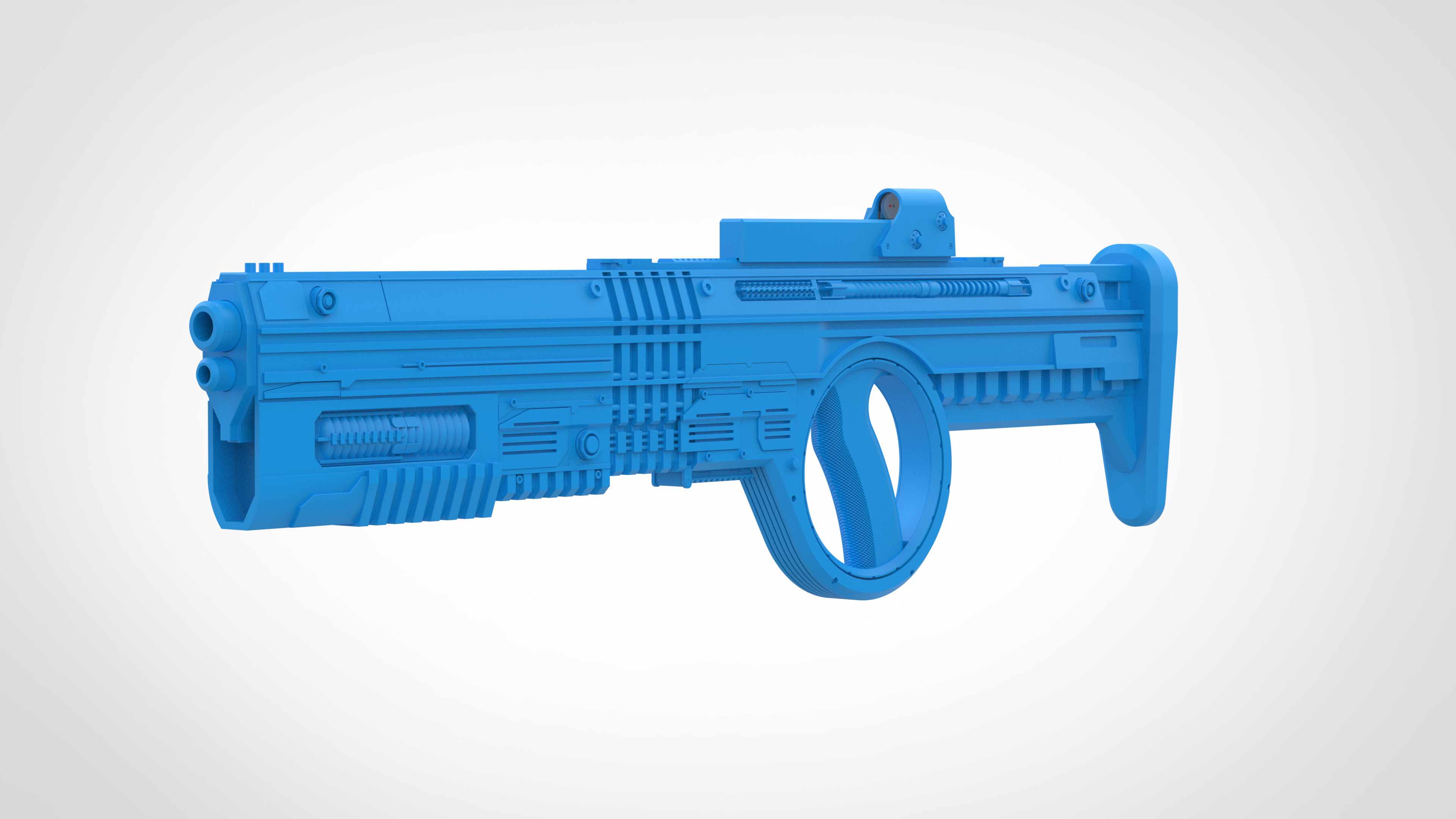 STL file Bloodsport rifle 1 to 10 scale from the movie Suicide Squad ...