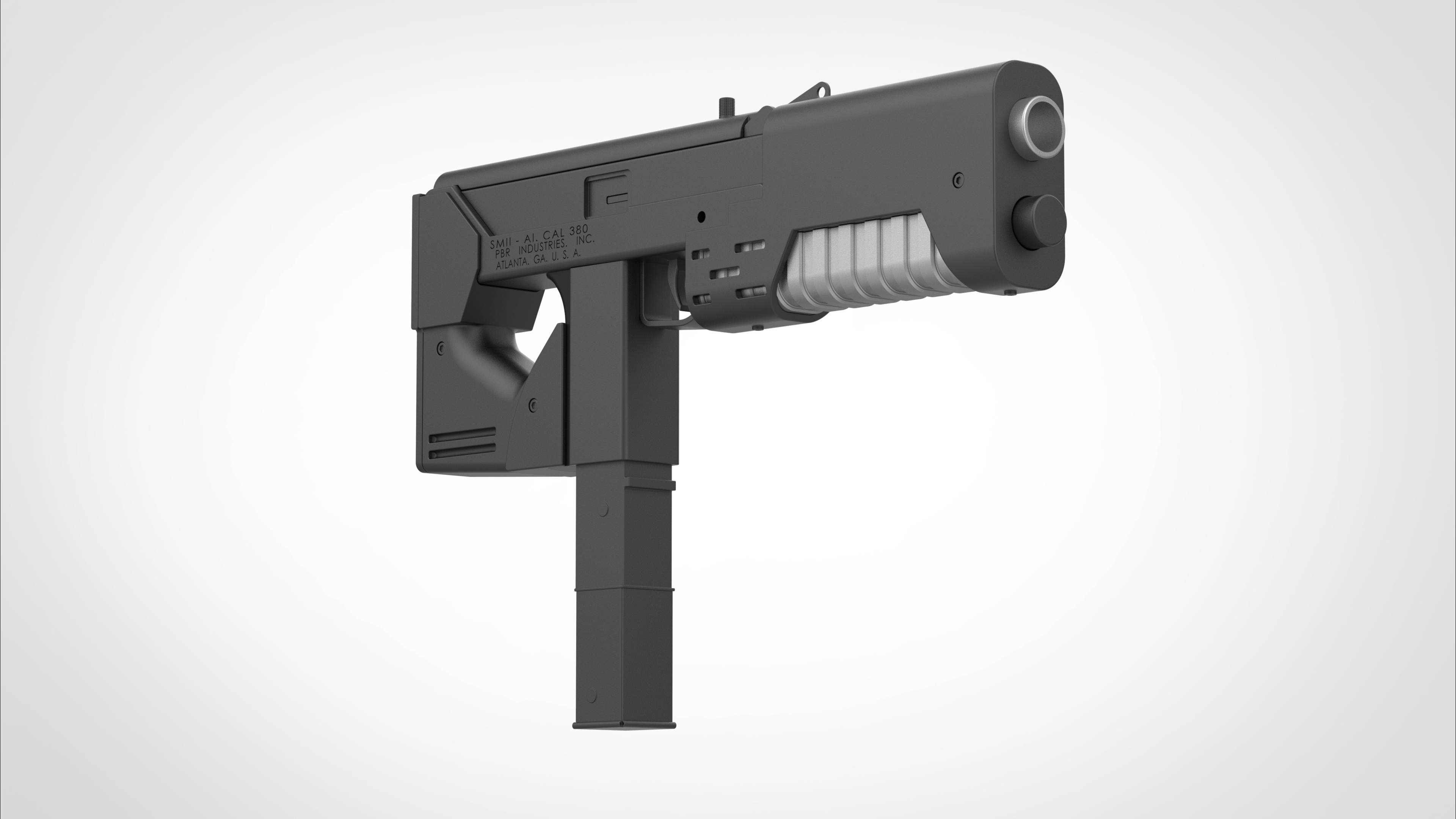 STL file Modified Cobray M11- 9s from the movie Spawn 1997 3D print ...