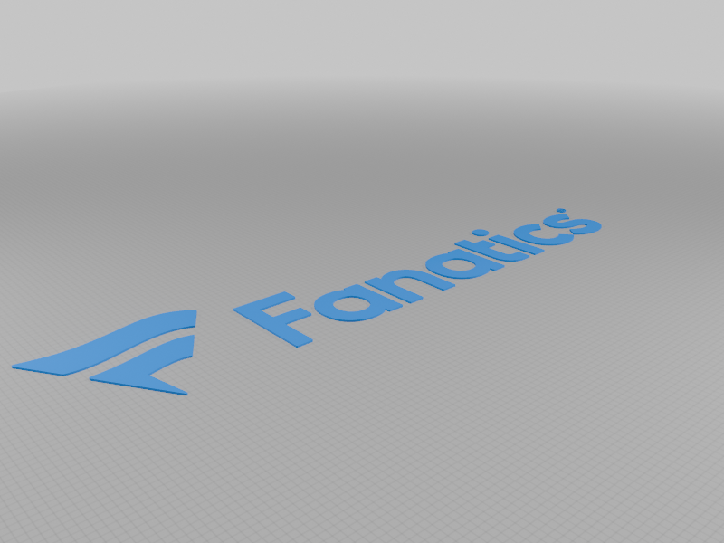 Free 3D file Fanatics Logo 🚩 ・3D print design to download・Cults
