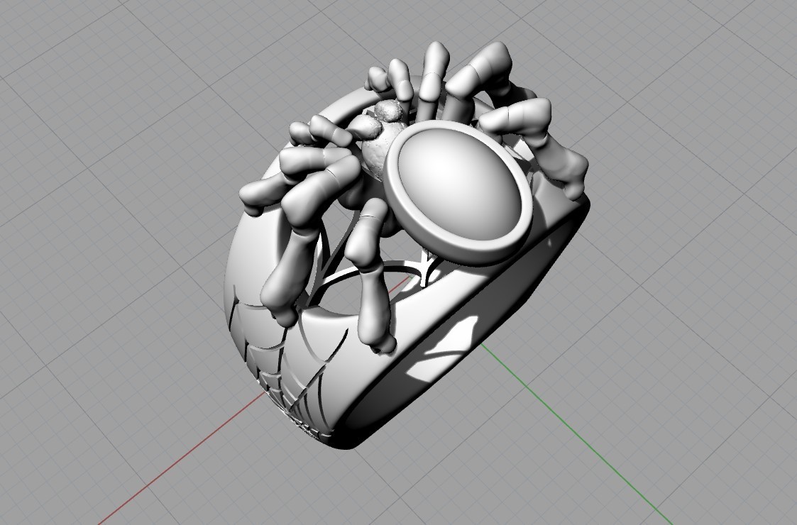 🕷️ Spider ring jewelry ring 3D print model・Free STL File for ・Cults