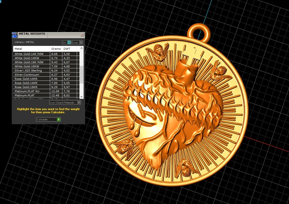 Free STL file Heart pendant with cross medallion jewelry 3D print model ...