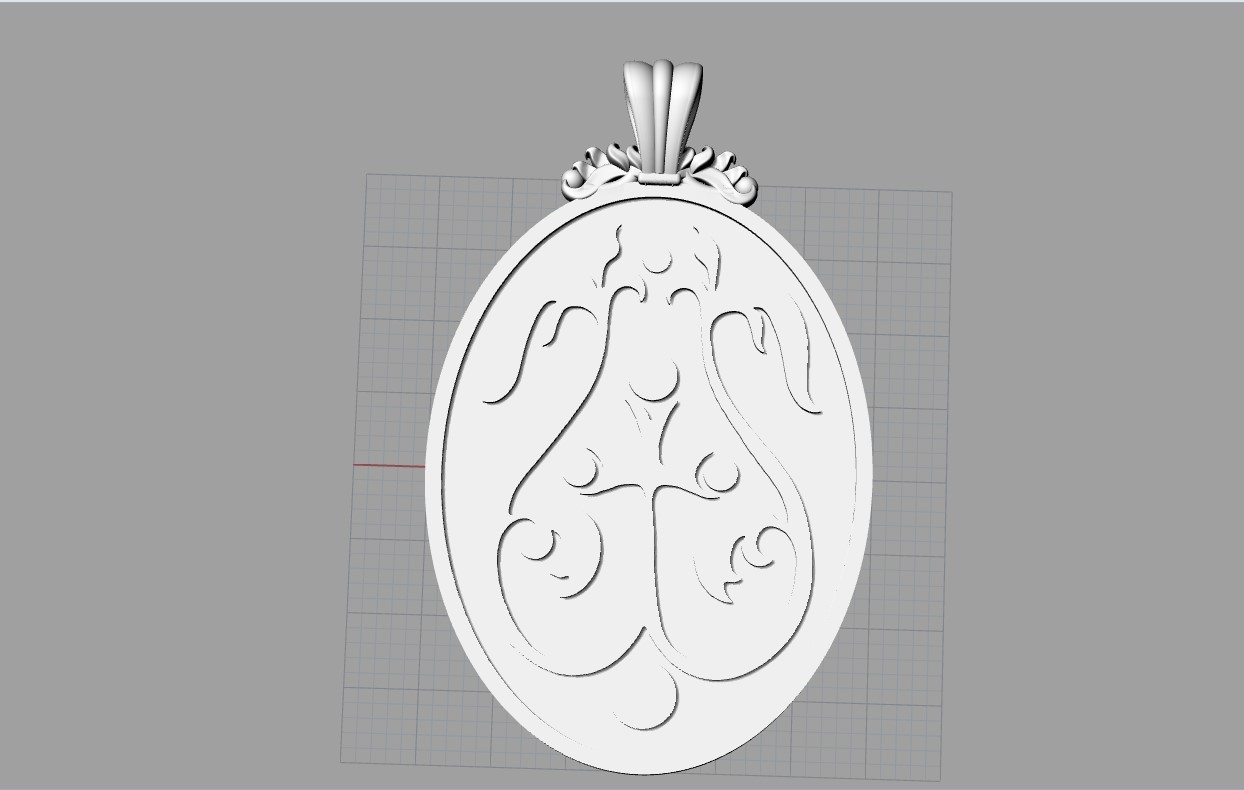 Free STL file Mother mery and jesus pendant medalion jewelry ️ (OBJ)・3D ...