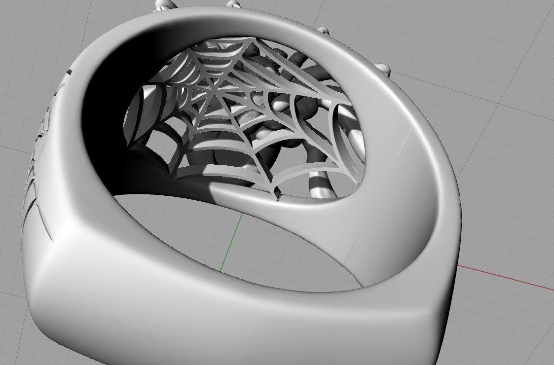 🕷️ Spider ring jewelry ring 3D print model・Free STL File for ・Cults
