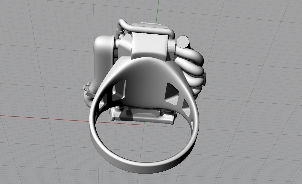 💍 BMW ring engine ring mator ring・Free STL File for ・Cults