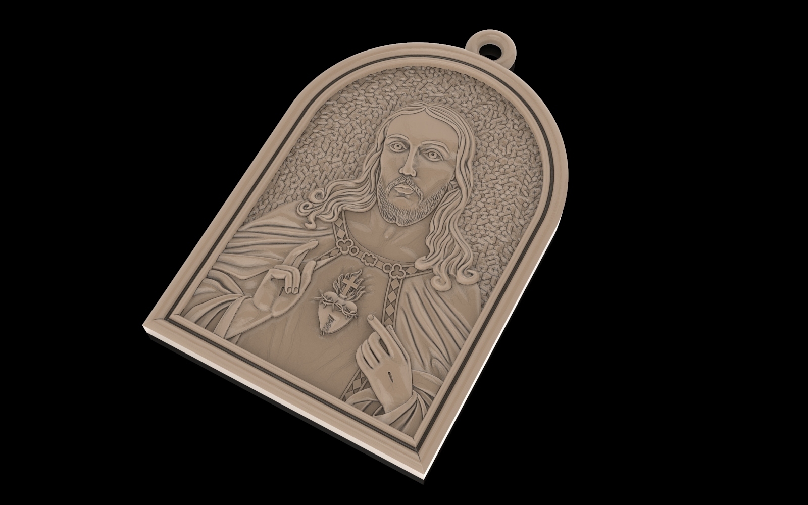 ️ Jesus pendant jewelry cross pray christian 3D print model・Free STL ...
