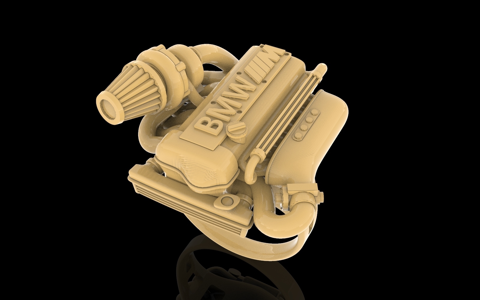 Free STL file BMW ring engine ring mator ring 💍 (OBJ)・3D printer model ...