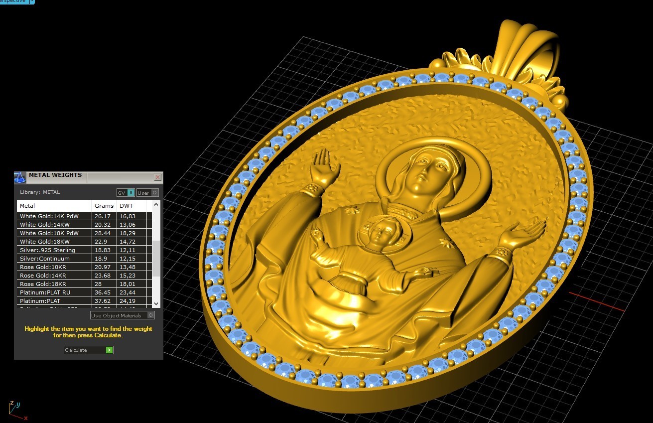 Free STL file Mother mery and jesus pendant medalion jewelry ️ (OBJ)・3D ...