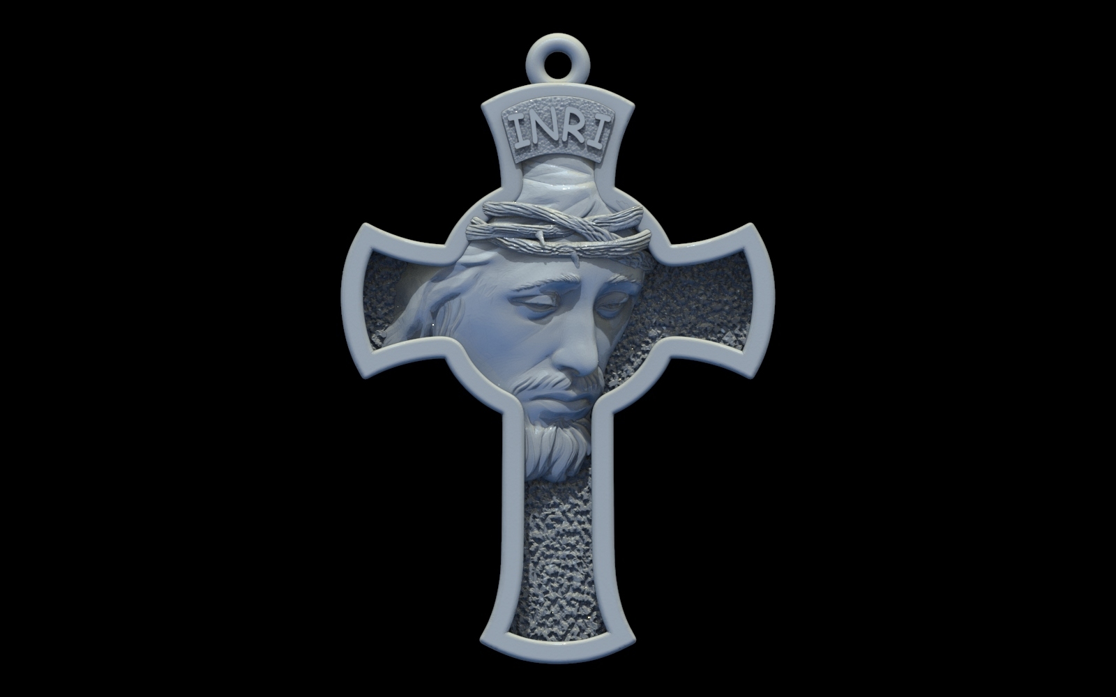 ️ Jesus Cross pendant medallion jewelry 3D print model・Free STL File ...