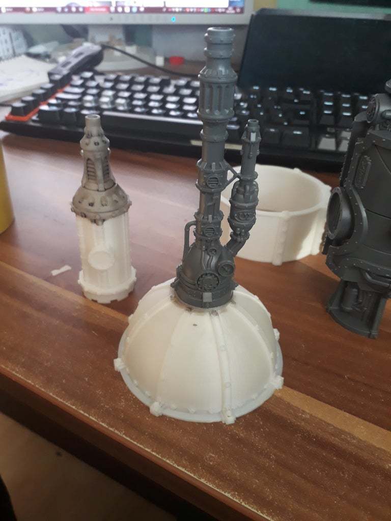 Free STL file Industrial Dome Expansion Set 4 "Mechanicus Sector Pack ...