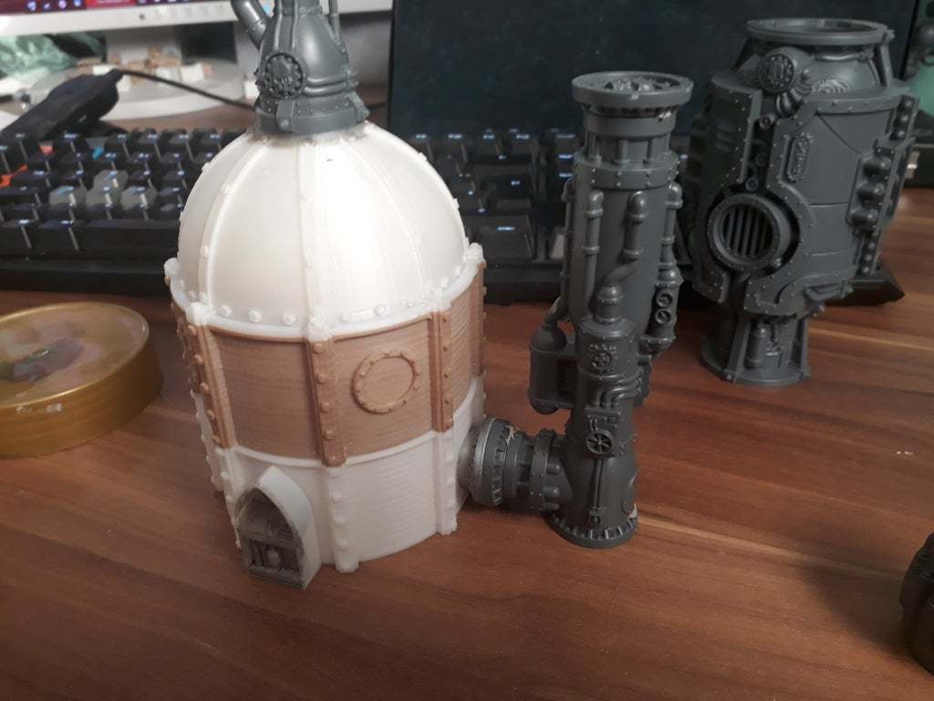Free STL file Industrial Dome Expansion Set 4 "Mechanicus Sector Pack ...