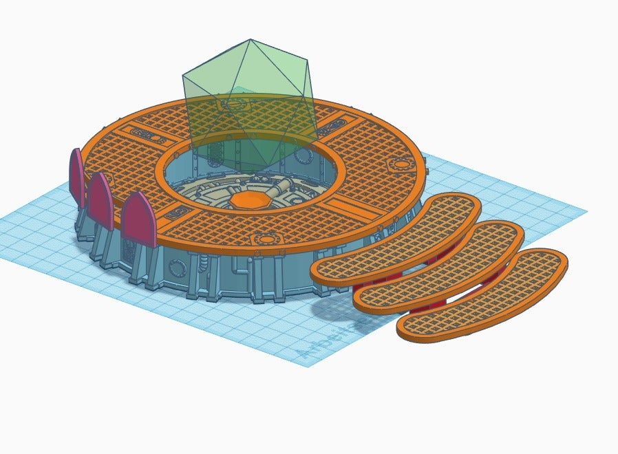 🚉 Holo Station Strategium・Free STL File for ・Cults
