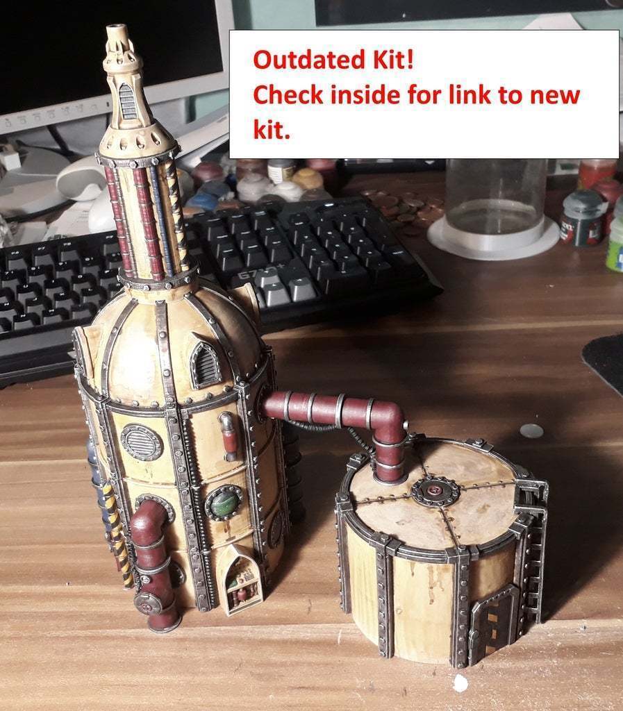 Free STL file Industrial Dome Expansion Set 4 "Mechanicus Sector Pack ...