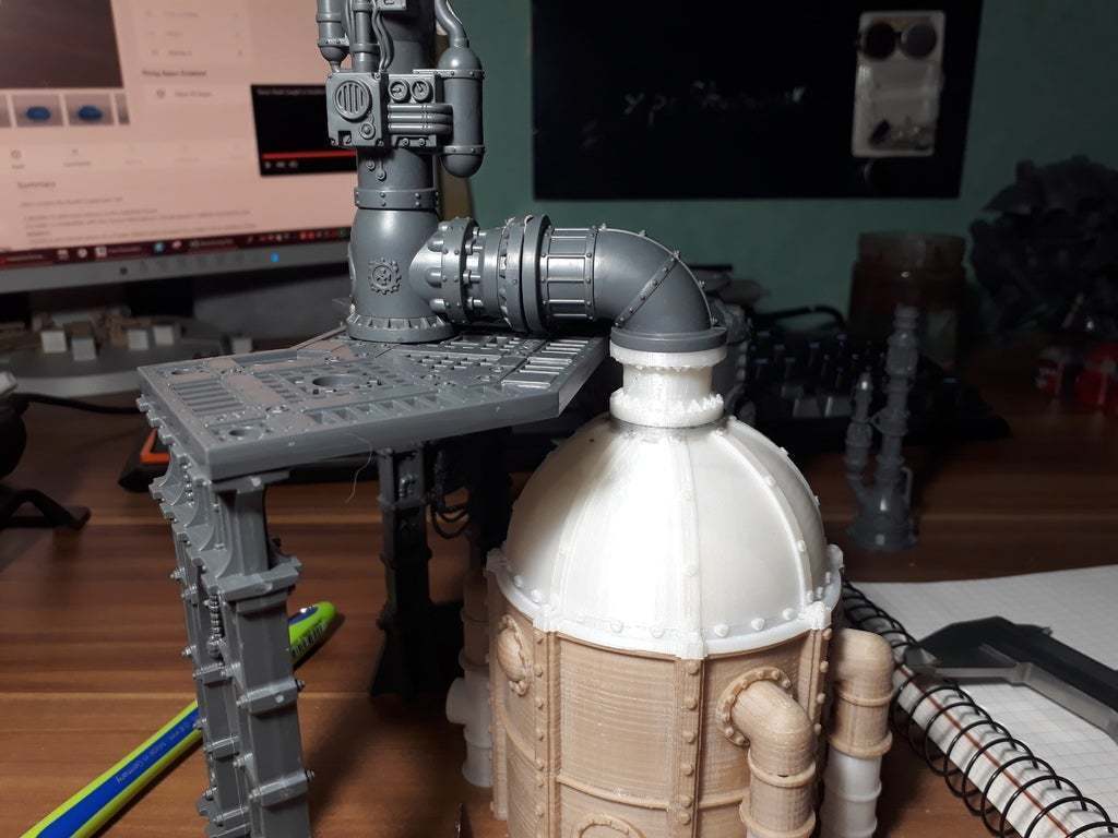 Free STL file Industrial Dome Expansion Set 4 "Mechanicus Sector Pack ...