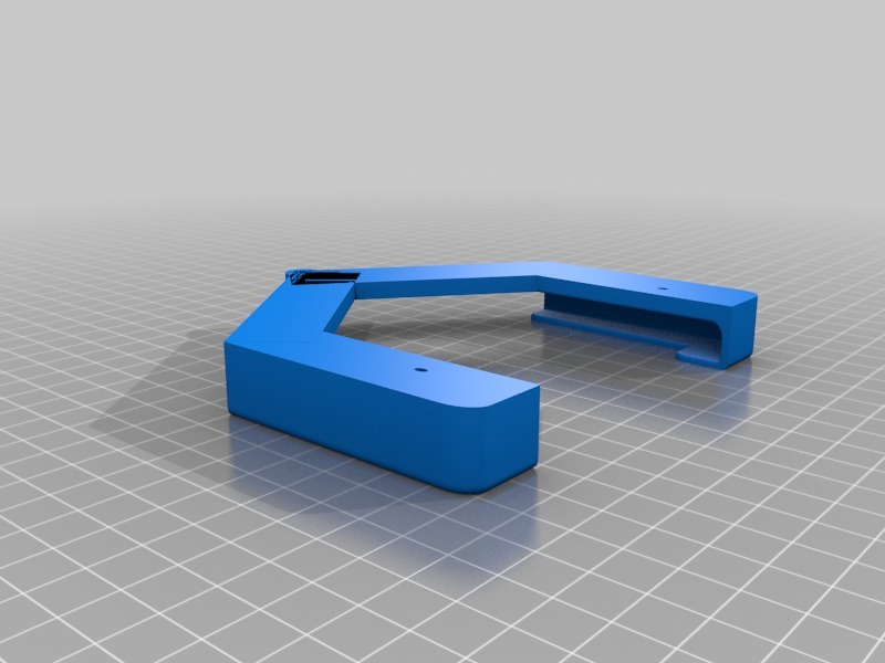 3D-Datei Feste Tablet-Wandhalterung, nur ein Nagel (skalierbar, passend für Colorfly E708 Q1 ...