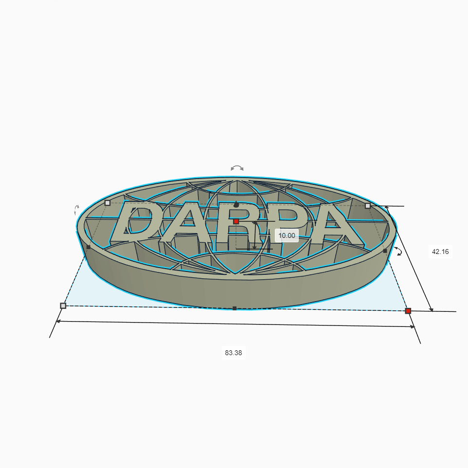 🪖 DARPA Logo・Free STL File for ・Cults