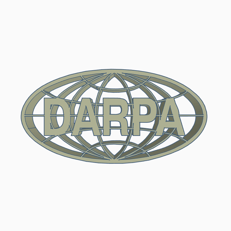 🪖 DARPA Logo・Free STL File for ・Cults