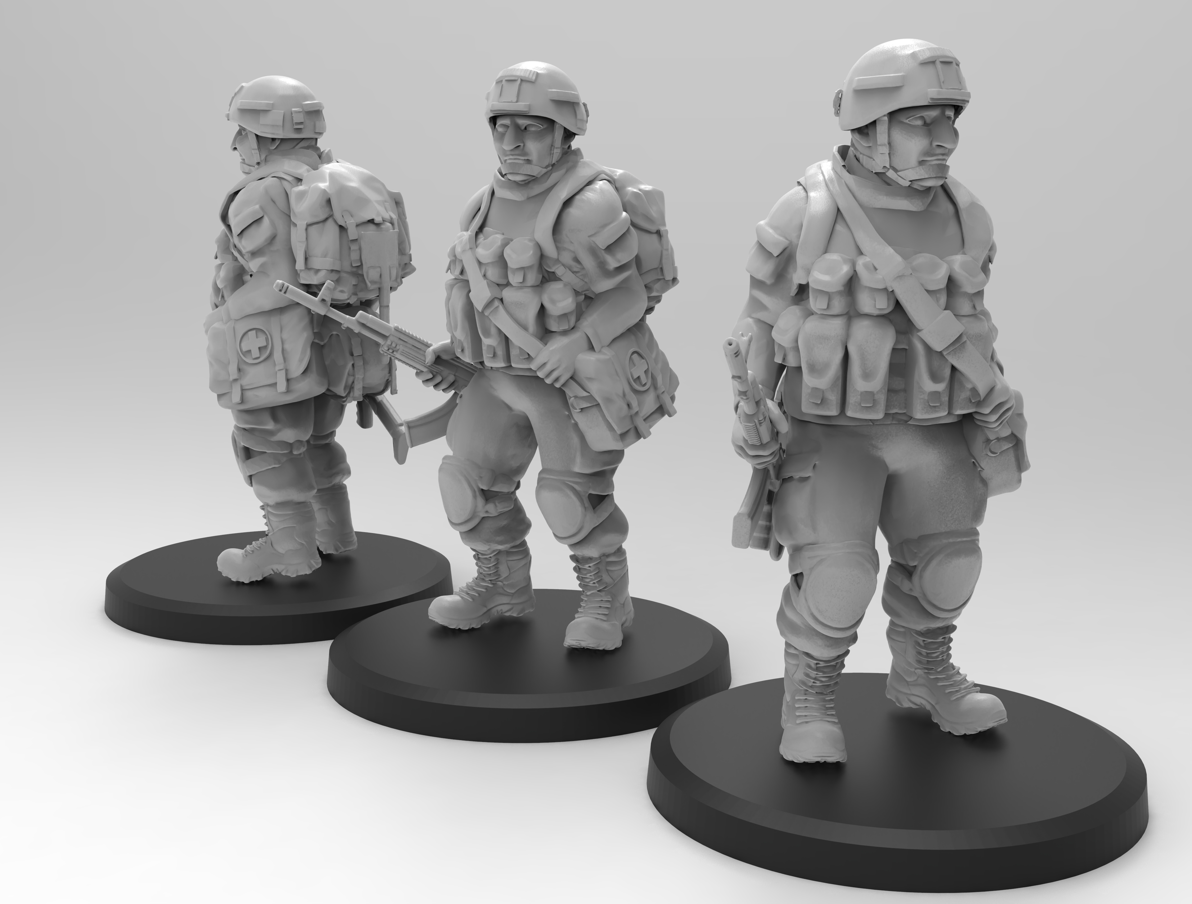 STL file A platoon of modern RF infantry. 🎲 ・Design to download and 3D ...
