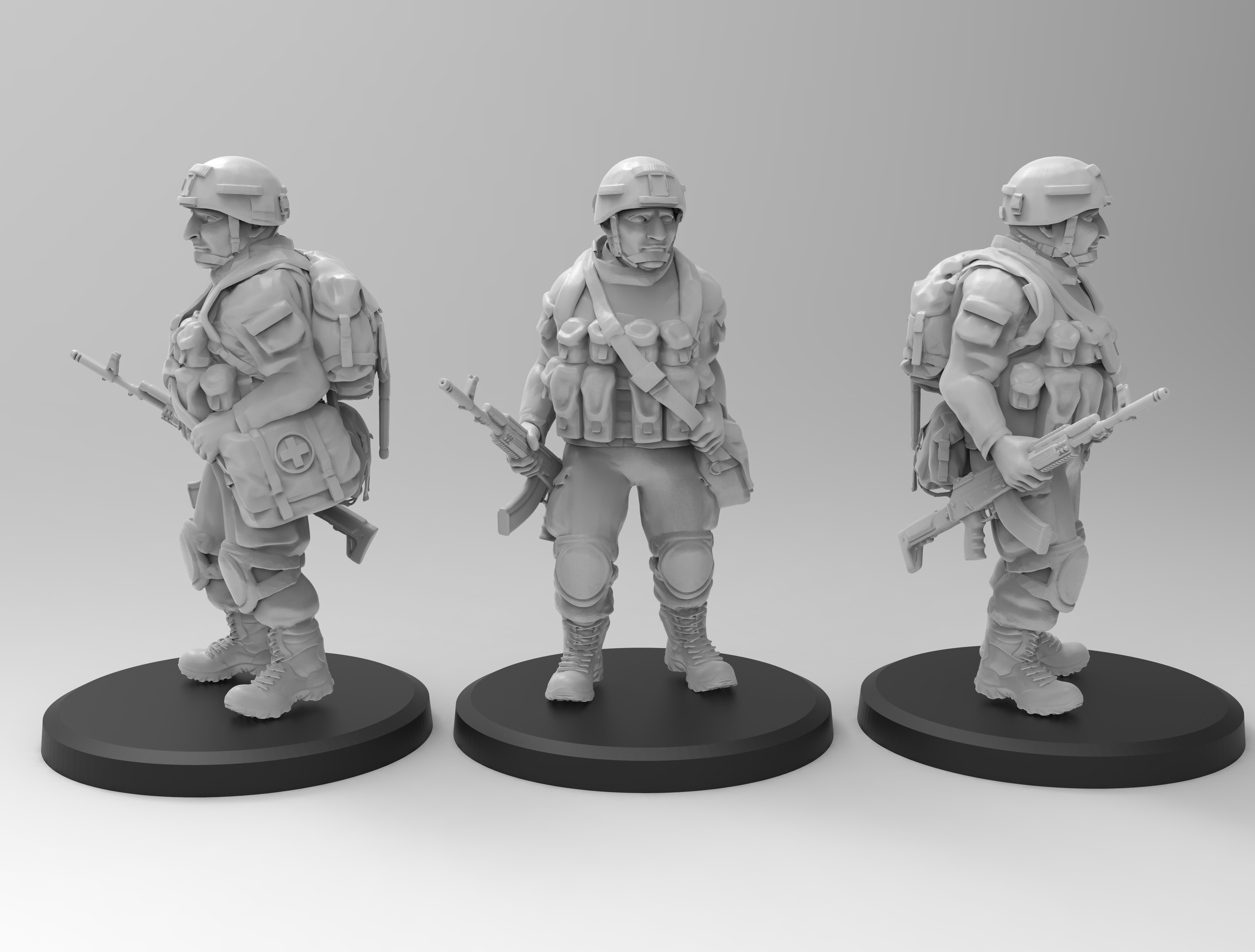 STL file A platoon of modern RF infantry. 🎲 ・Design to download and 3D ...
