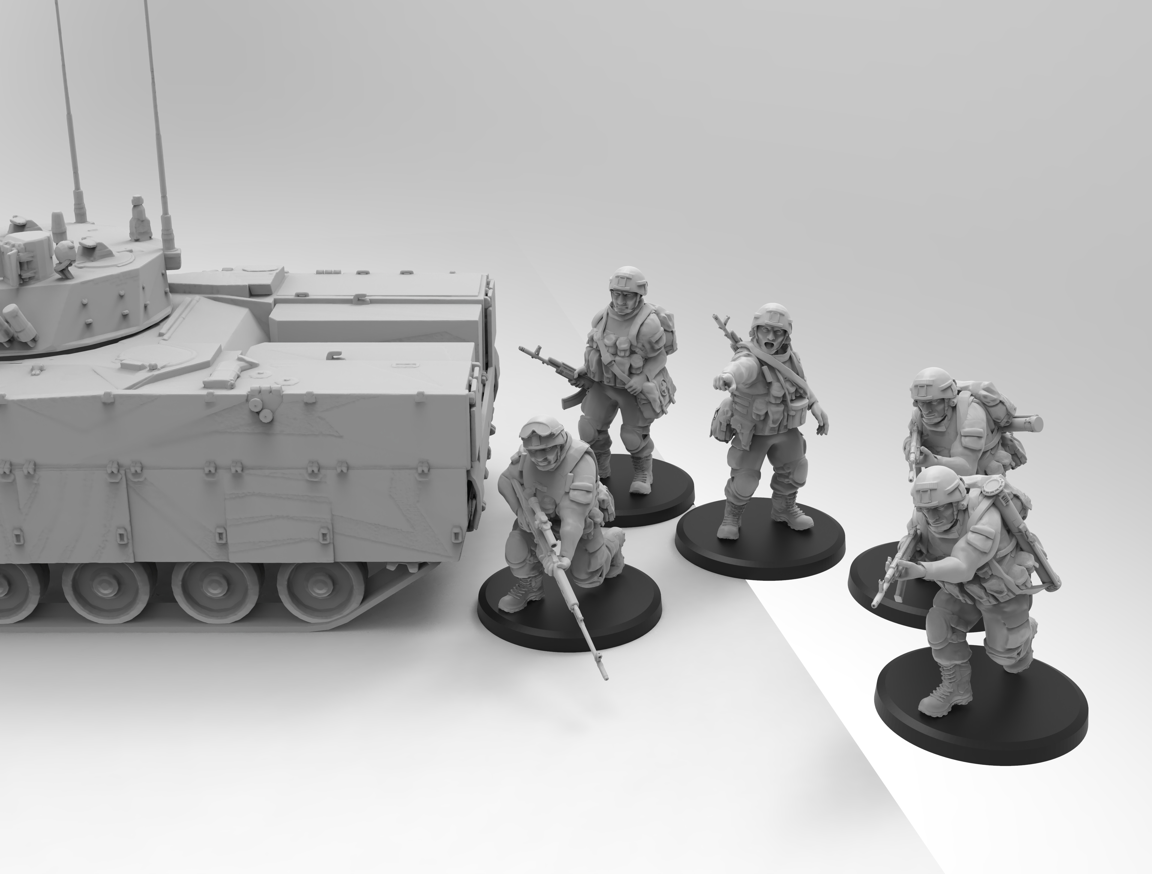 STL file A platoon of modern RF infantry. 🎲 ・Design to download and 3D ...